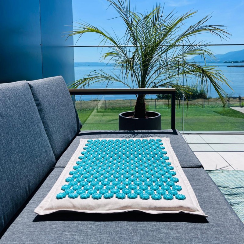 Acupression Zen Flower Tapis d'acupression avec Sac de transport